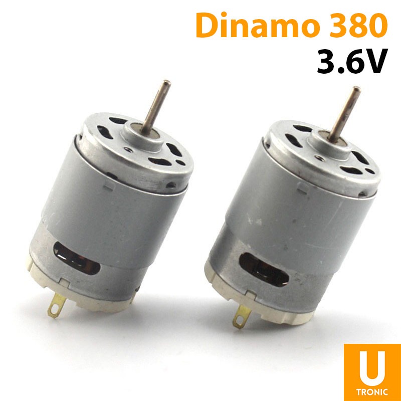 Jual Dinamo Motor 380 DC 3.6V ( 380GX) | Shopee Indonesia