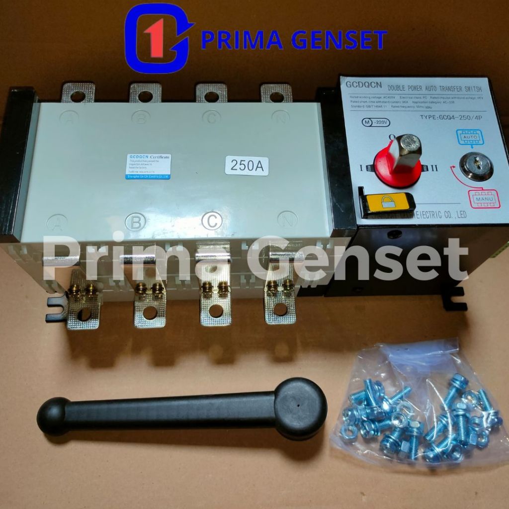 Jual ATS Automatic Transfer Switch 250A 4P 4 Pole Harga Murah Untuk ...