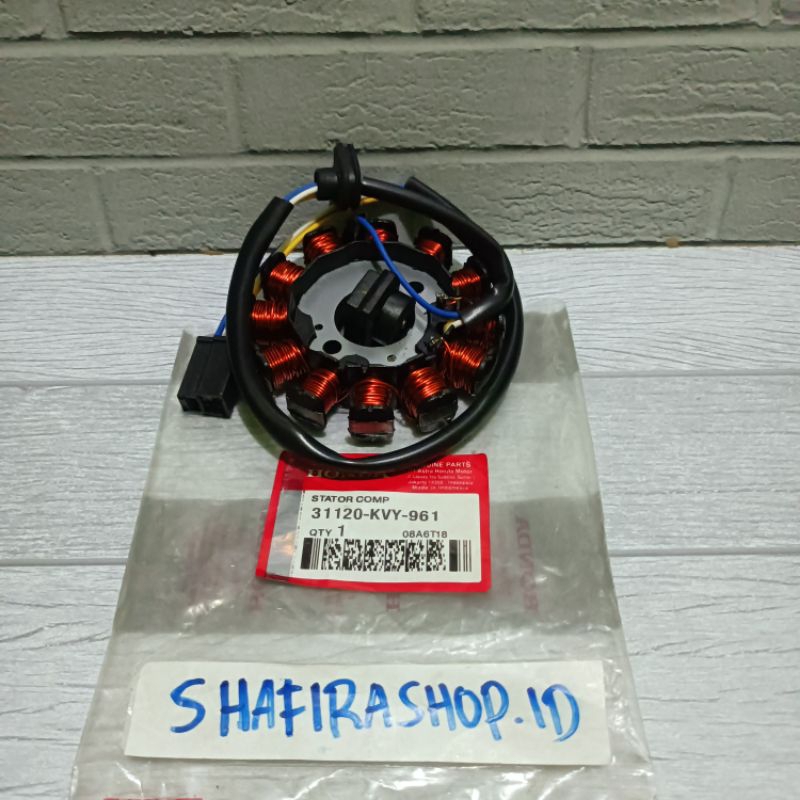Jual spul spol stator comp Honda Beat karbu/Scoopy/spacy karbu kode (KVY) | Shopee Indonesia