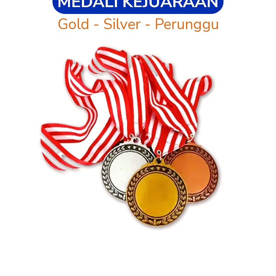 Jual Promo Spesial Minggu Ini Medali Warna Emas Perak Perunggu Plus ...