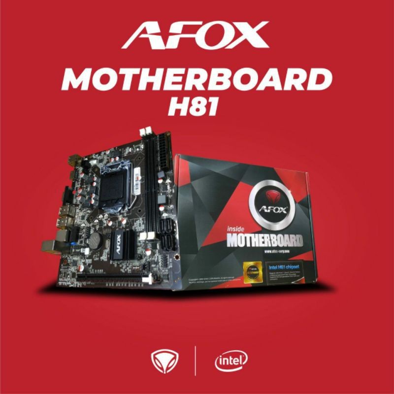 Jual Afox Motherboard H81 LGA 1150 DDR3 Intel Gen 4th m-ATX | Shopee ...
