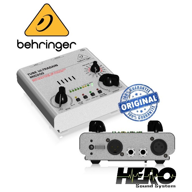 Jual Behringer Tube Ultragain MIC 200 Preamp Instruments | Shopee Indonesia