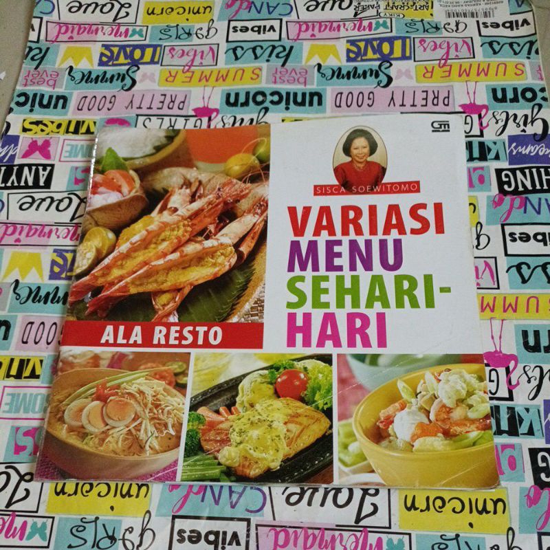 Jual Buku Resep Variasi menu sehari hari Ala Resto | Shopee Indonesia
