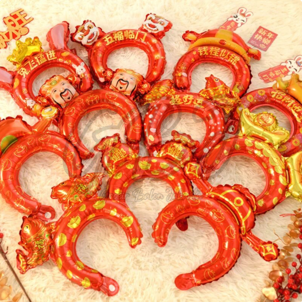 Jual Balon Foil BANDO Chinese New Year / Imlek CNY (Barongsai, Naga ...