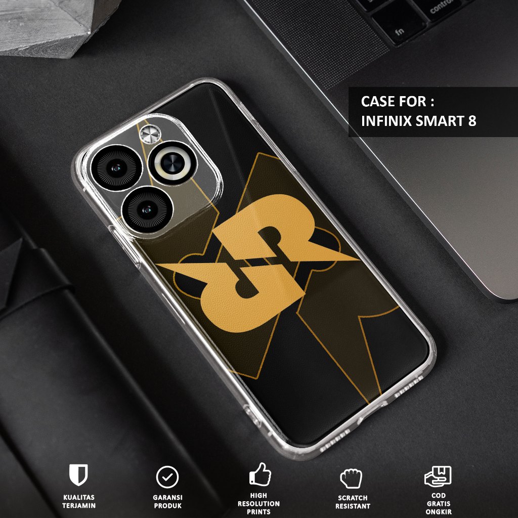 Jual Case INFINIX SMART 8 - Casing Motif ( RRQ E-SPORT ) - Softcase ...