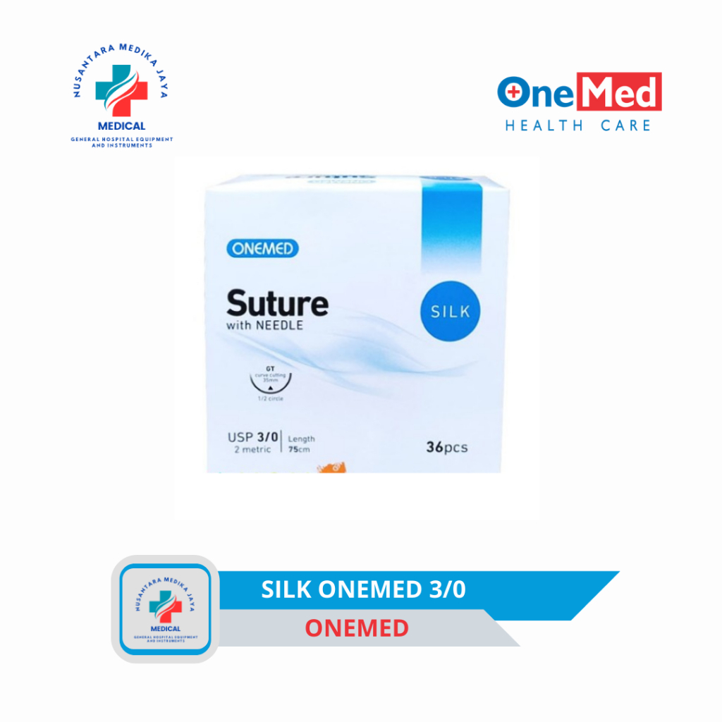 Jual Silk Suture With needle 3/0 Onemed 2 metric isi 36 pcs | Shopee ...
