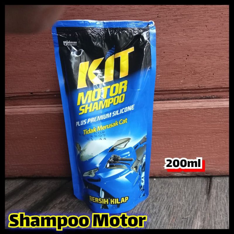 Jual KIT MOTOR shampo 200 ml plus premium silicone tidak merusak cat ...