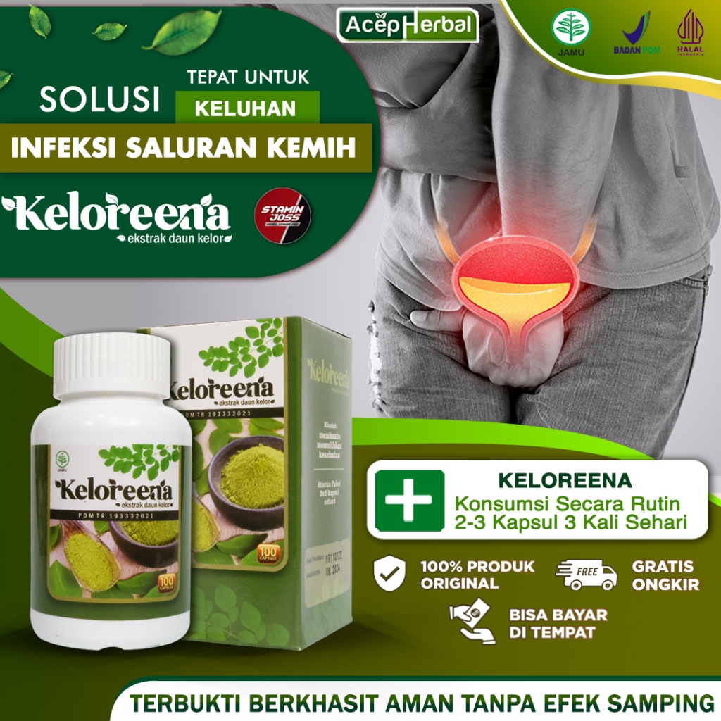 Jual Obat Infeksi Saluran Kemih Pria Wanita Sering Buang Air Kecil Anyang Anyangan Radang ...