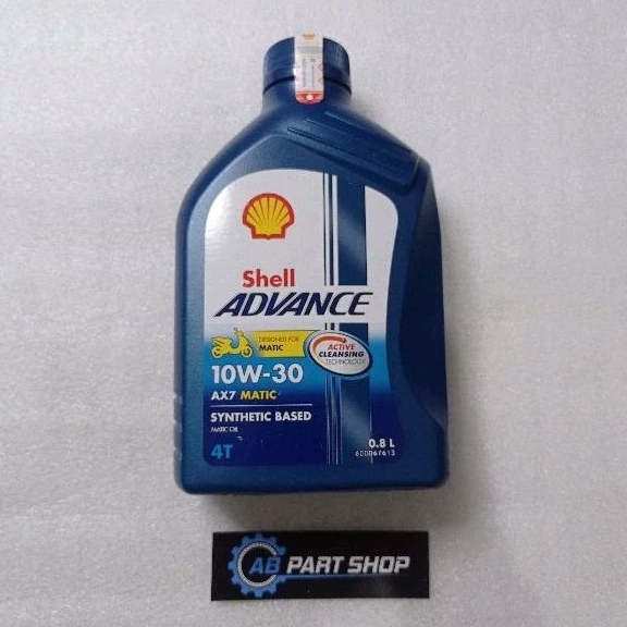 Jual Oli Shell Advance AX7 Matic 10W-30 0.8L Original | Shopee Indonesia
