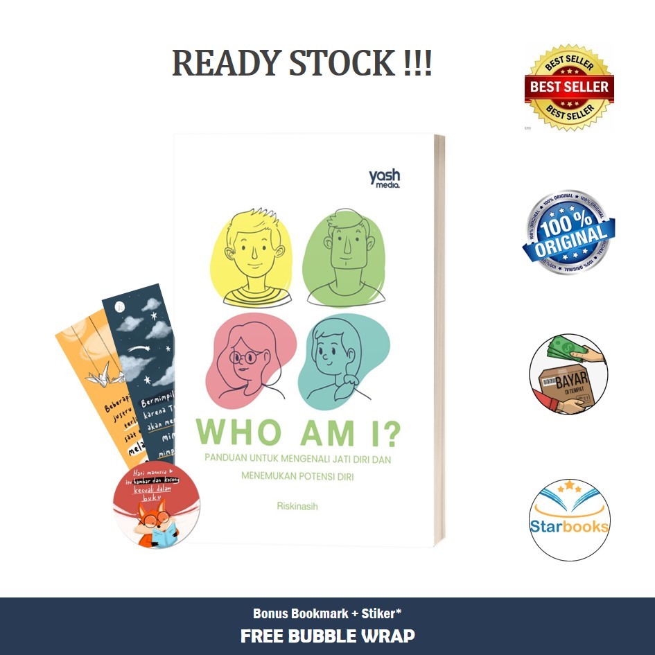 Jual Buku Who Am I? Panduan Mengenal Jati Diri - Yash Media (Self ...