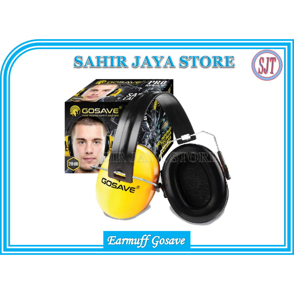Jual Earmuff Gosave Pro Series Pelindung Telinga Gosave Safety Earmuff ...