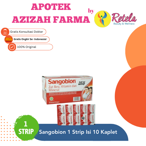 Jual Sangobion 1 Strip Isi 10 Kaplet | Shopee Indonesia