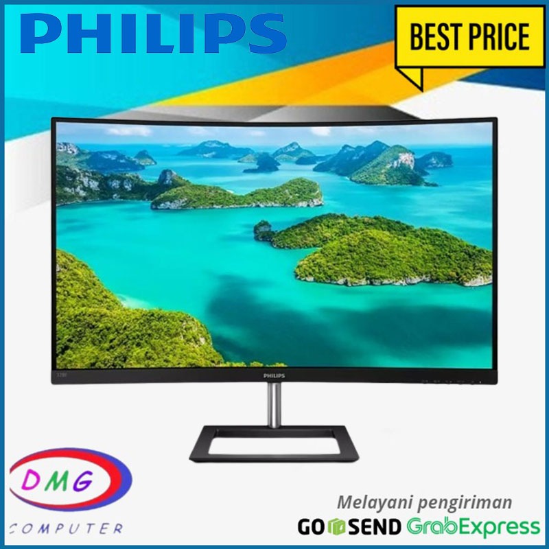 Jual Monitor LED Philips 328E1CA 32" VA 4K Curved HDMI DP Vesa Speaker ...