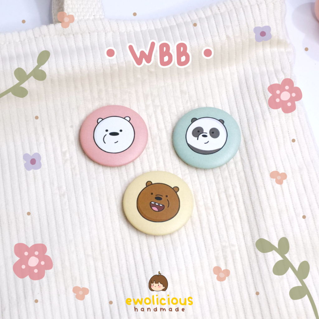 Jual Pin Karakter by Ewolicious | Bros Peniti Lucu Gemas 3,2 cm | Pin ...