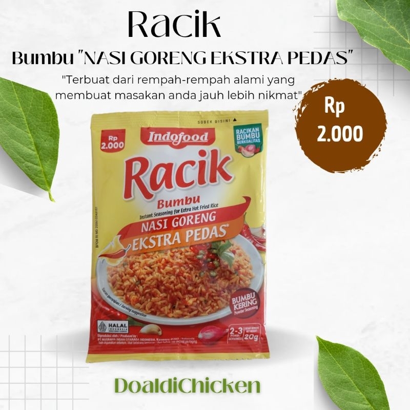 Jual Indofood Bumbu Racik Nasi Goreng 20g | Shopee Indonesia