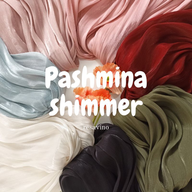Jual Resavino Pashmina Shimmer Silk Shawl jumbo | Shopee Indonesia