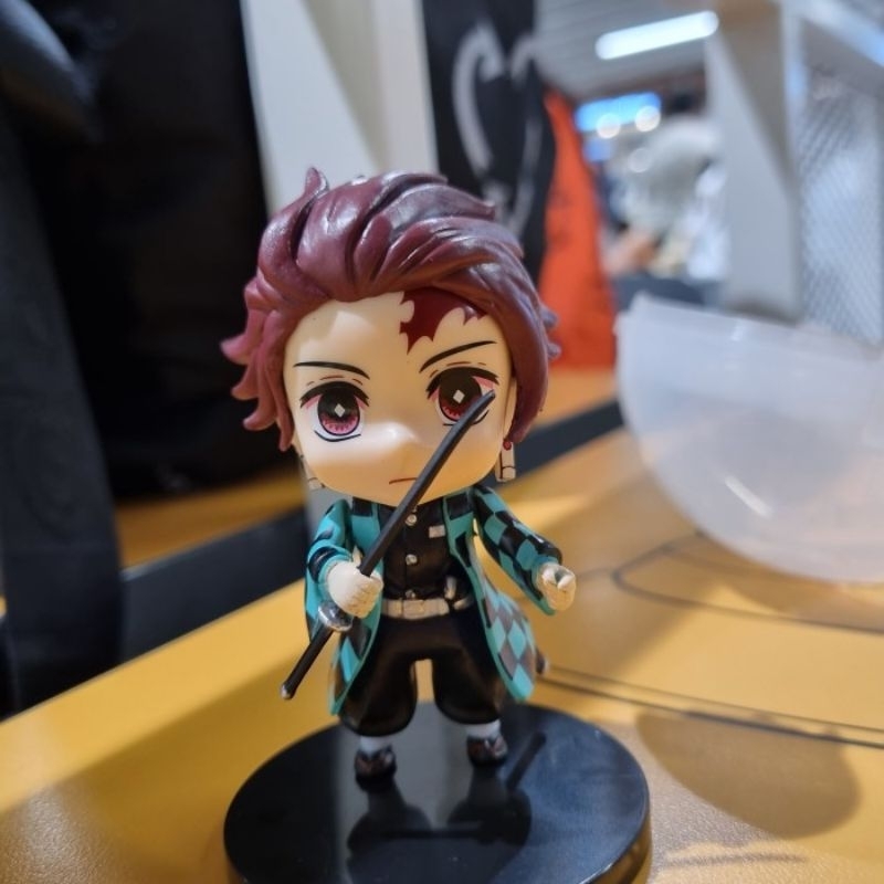 Jual ACTION FIGURE TANJIRO KAMADO DEMON SLAYER HIGH QUALITY / MINIATUR ...