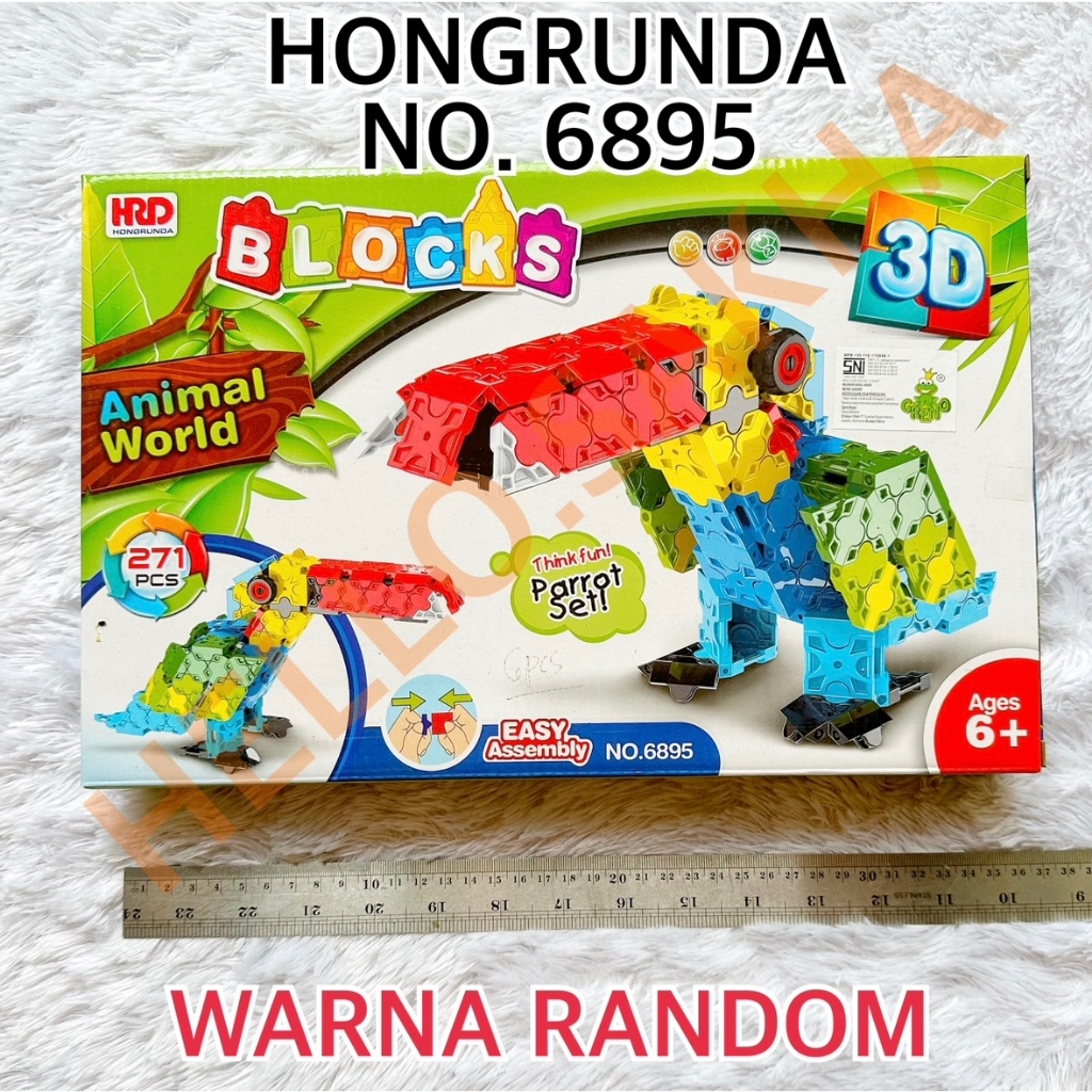 Jual MAINAN NO. 6895 6896 6897 HONGRUNDA HRD 3D 3 DIMENSI DIMENSION ...