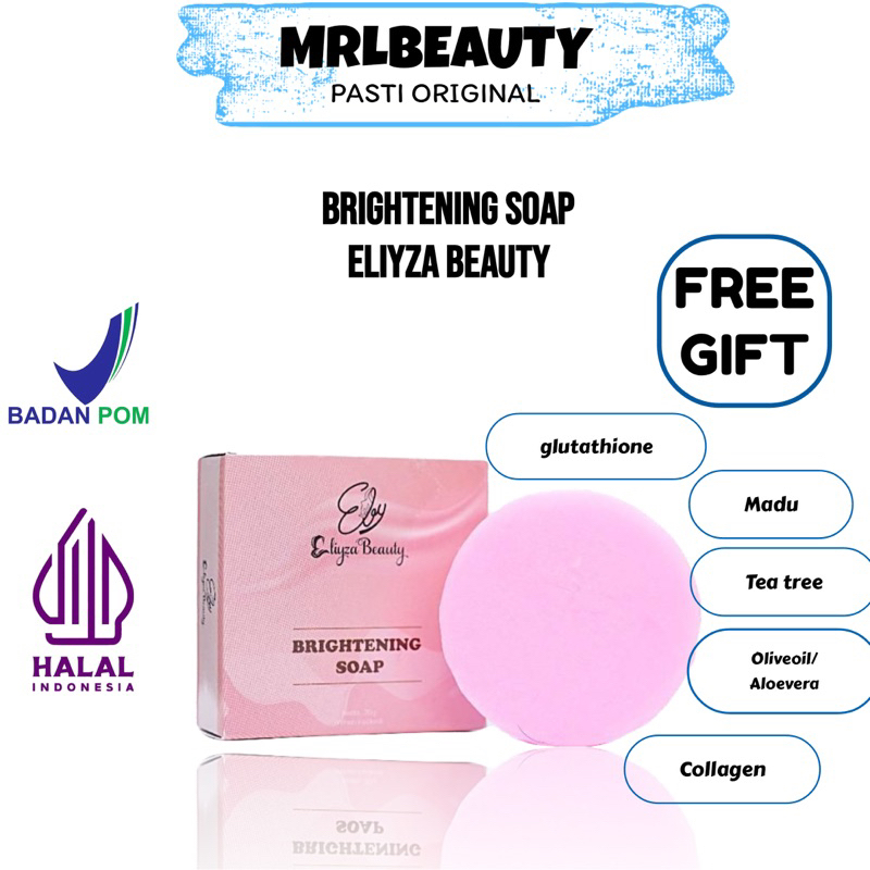Jual SABUN ELIYZA BEAUTY BRIGHTENING SOAP MENCERAHKAN WAJAH BADAN SABUN ...