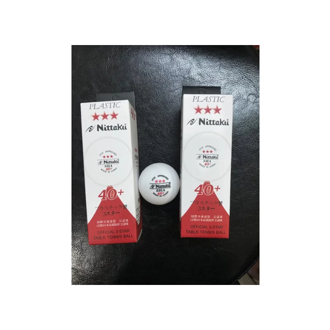 Jual BOLA PING PONG TENIS MEJA NITTAKU 40 MM PUTIH 3 BINTANG | Shopee Indonesia