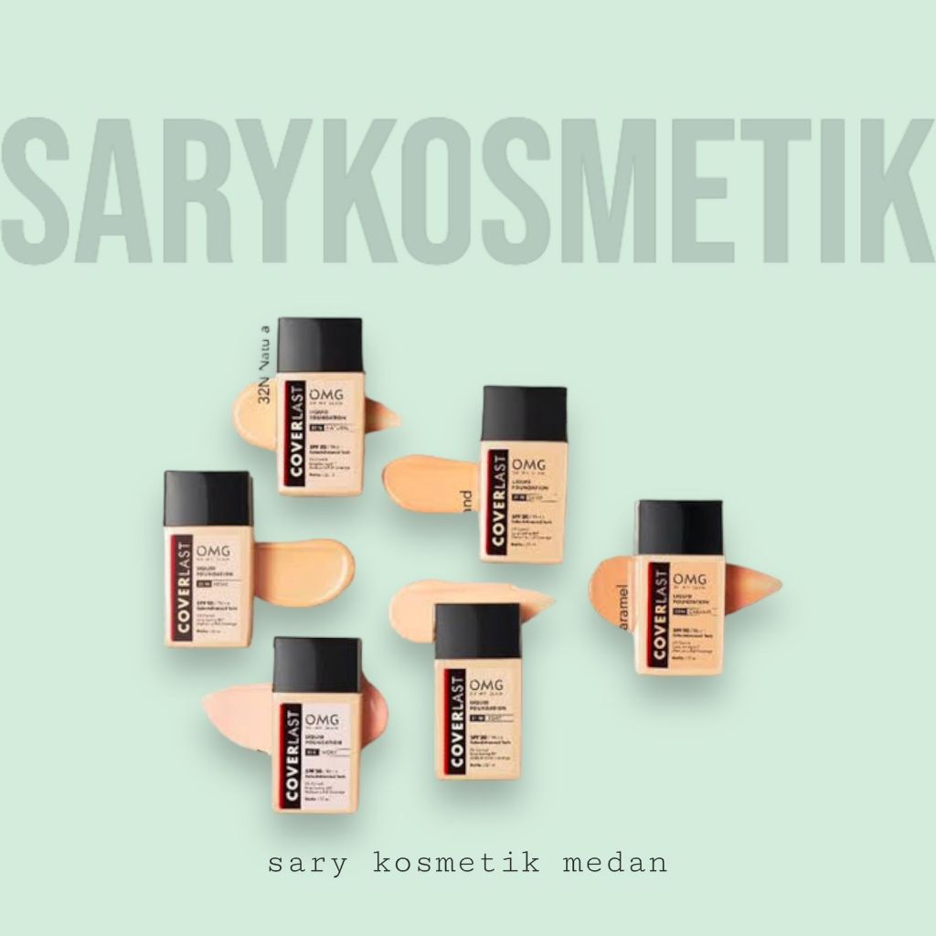 Jual OMG FOUNDATION CAIR - LIQUID FOUNDATION OH MY GLAM | Shopee Indonesia