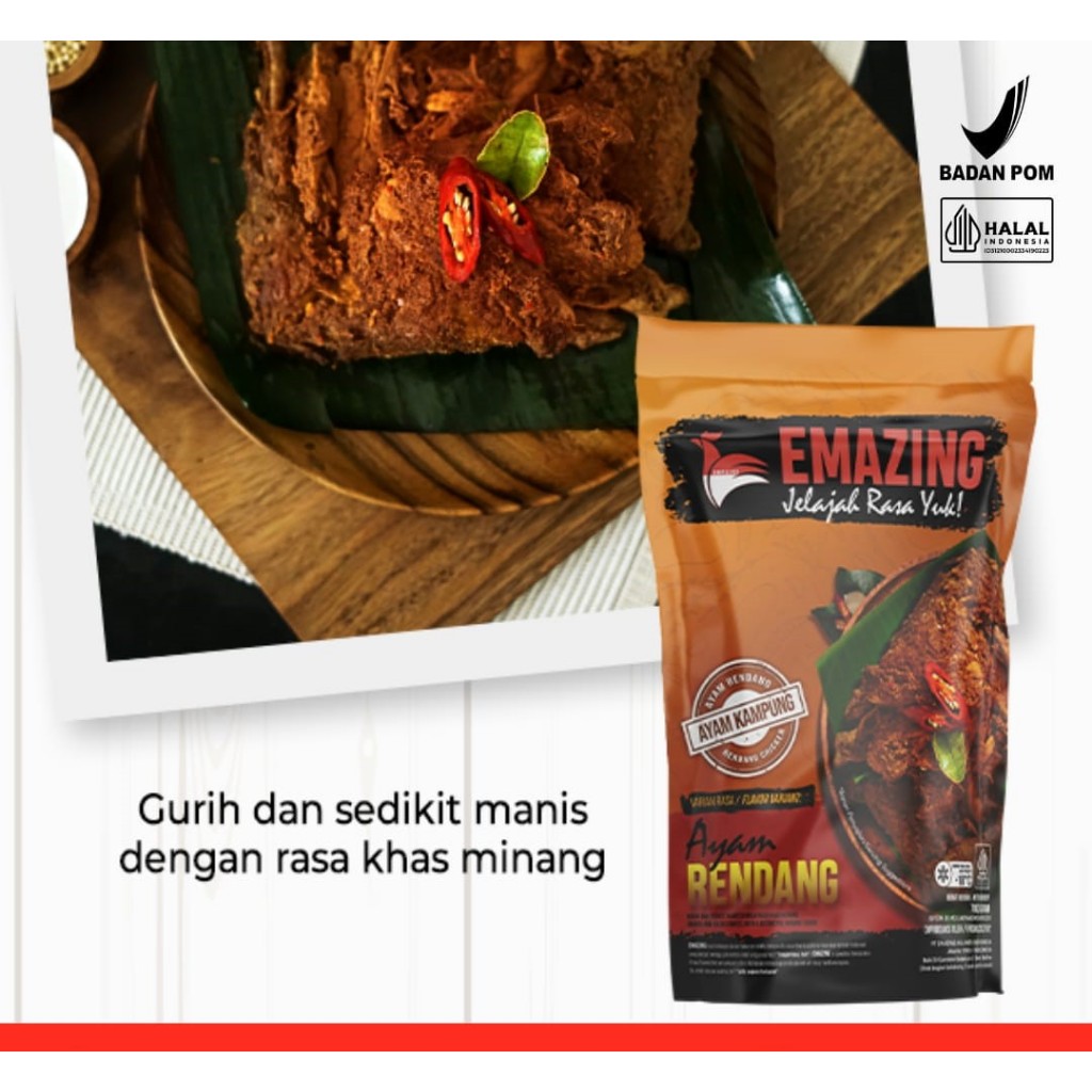 Jual FROZEN FOOD AYAM RENDANG EMAZING | Shopee Indonesia