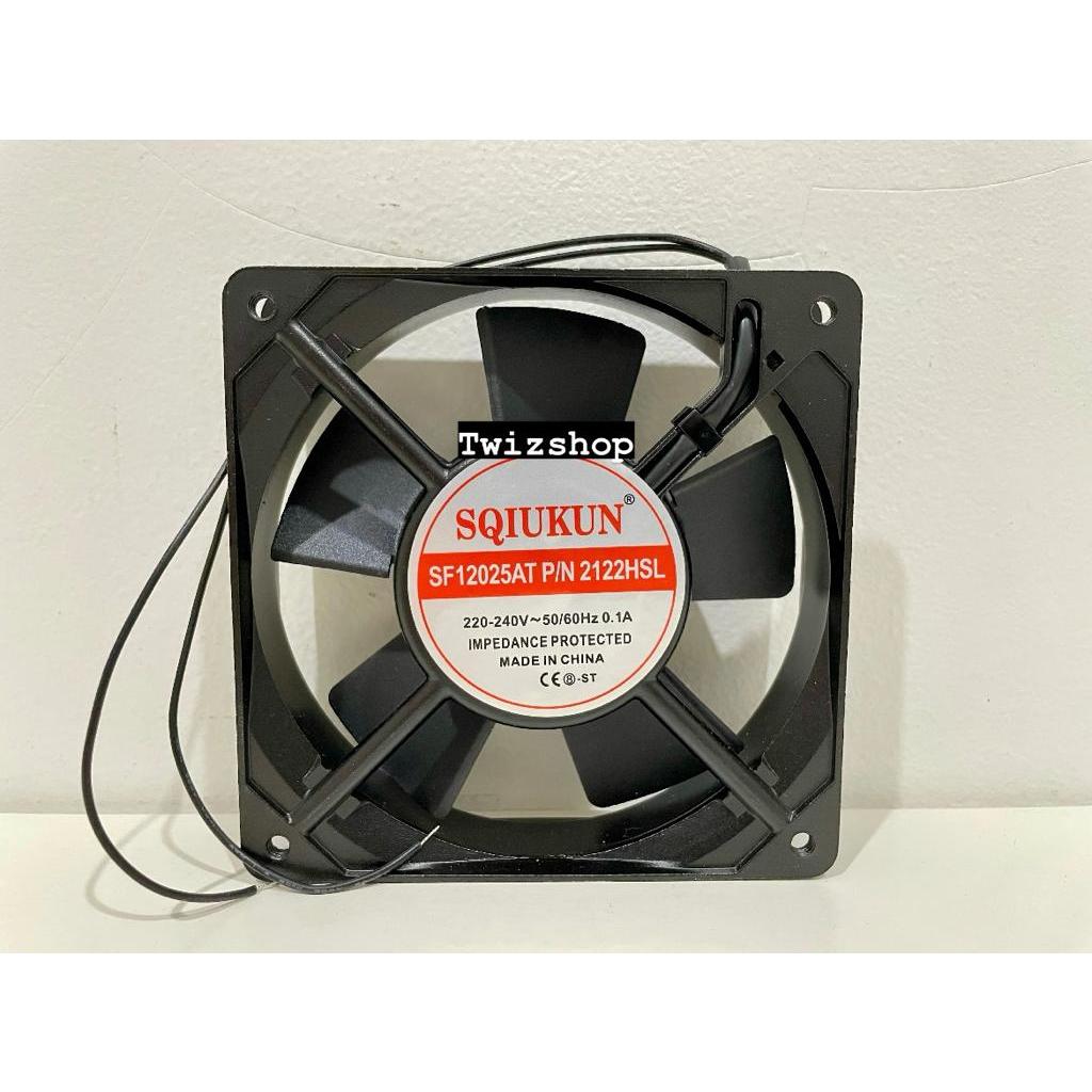Jual Kipas AC 220V 12cm Murah / Fan AC 220 Volt 12x12 cm tebal 2.6 cm Murah | Shopee Indonesia