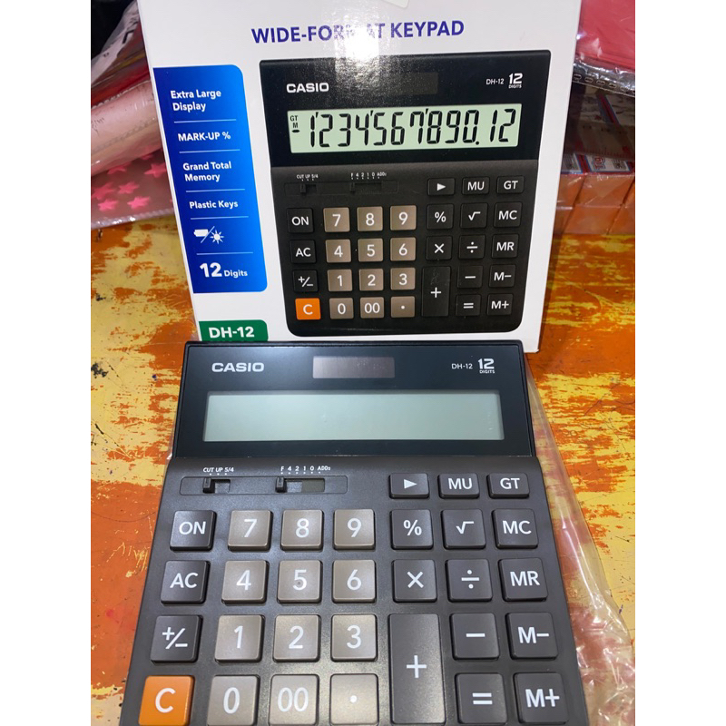 Jual Kalkulator CASIO ORI 12 Digits DH - 12 | Shopee Indonesia