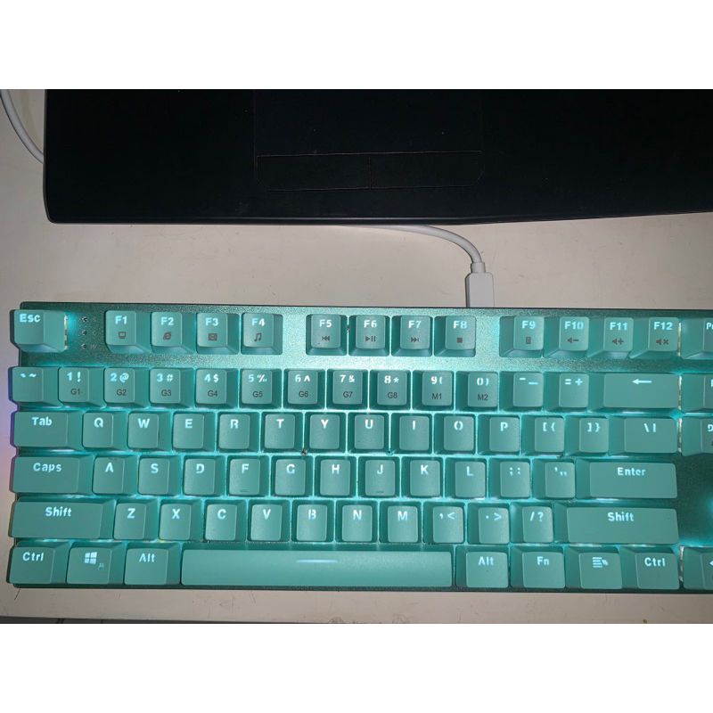 Jual Fantech Maxfit87 Mechanical keyboard MINT | Shopee Indonesia