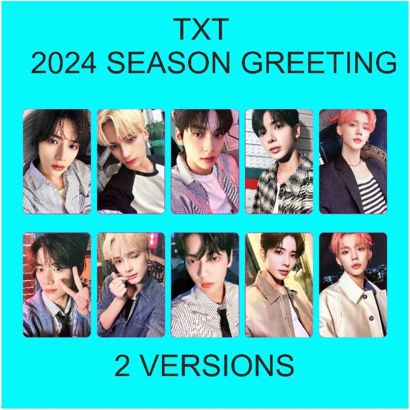 Jual (BISA SATUAN) TXT 2024 Season Greeting Photocard Kpop | Shopee ...