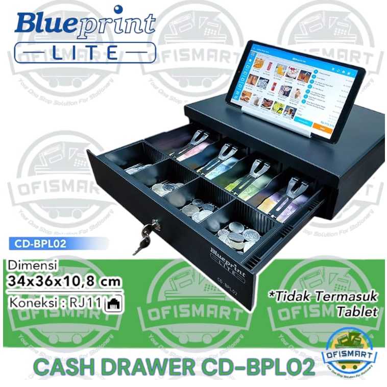 Jual Blueprint Cash Drawer Laci Uang Mesin Kasir CD-BPL02 | Shopee ...