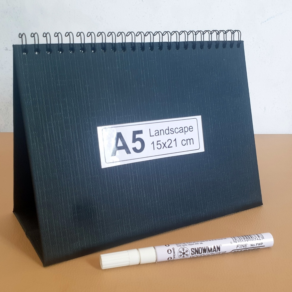 Jual dudukan kalender meja A5 murah meriah, tatakan kalender duduk ...