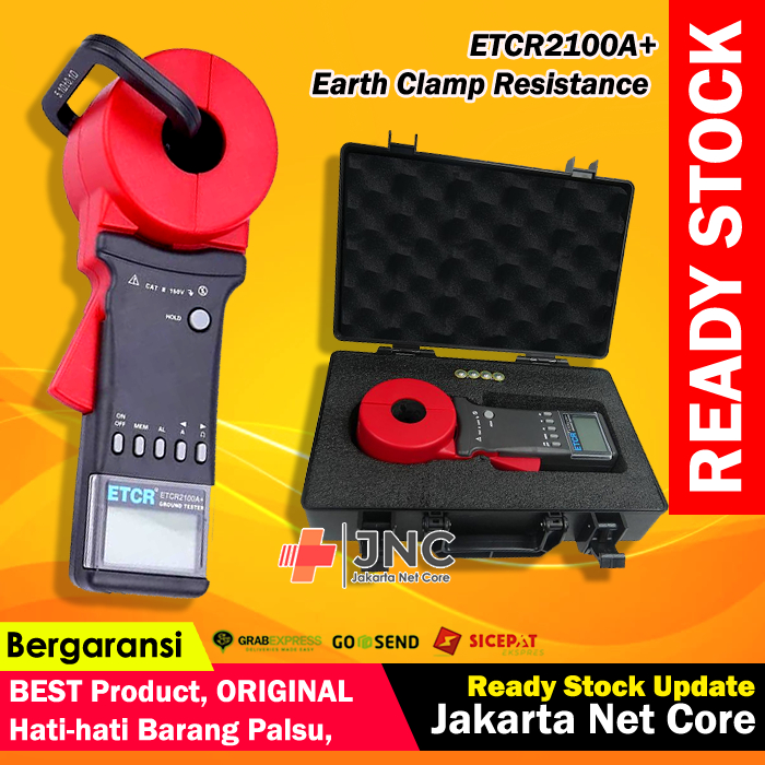 Jual ETCR2100A+ Earth Clamp Resistance Tester Kyoritsu 4200 / Fluke ...
