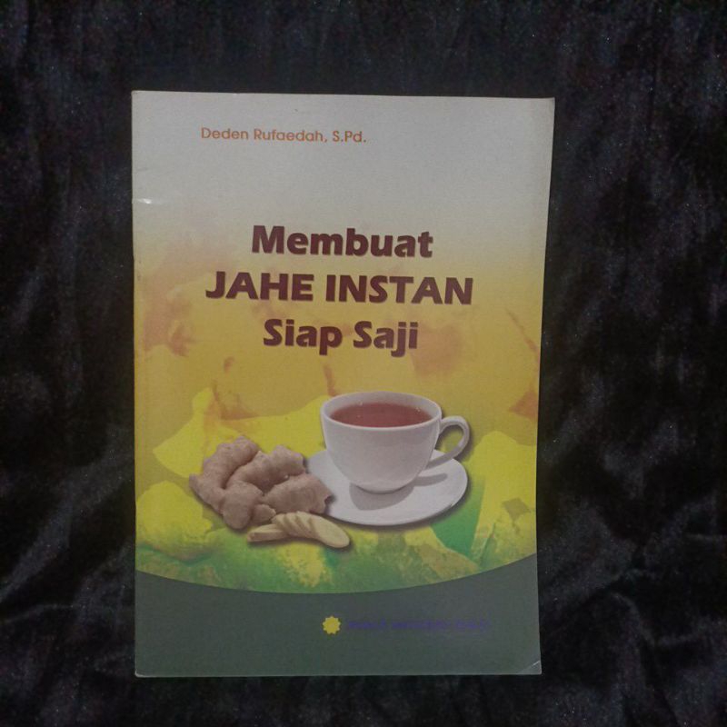 Jual BUKU MEMBUAT JAHE INSTAN SIAP SAJI PLUS STEP BY STEP PEMBUATAN ...