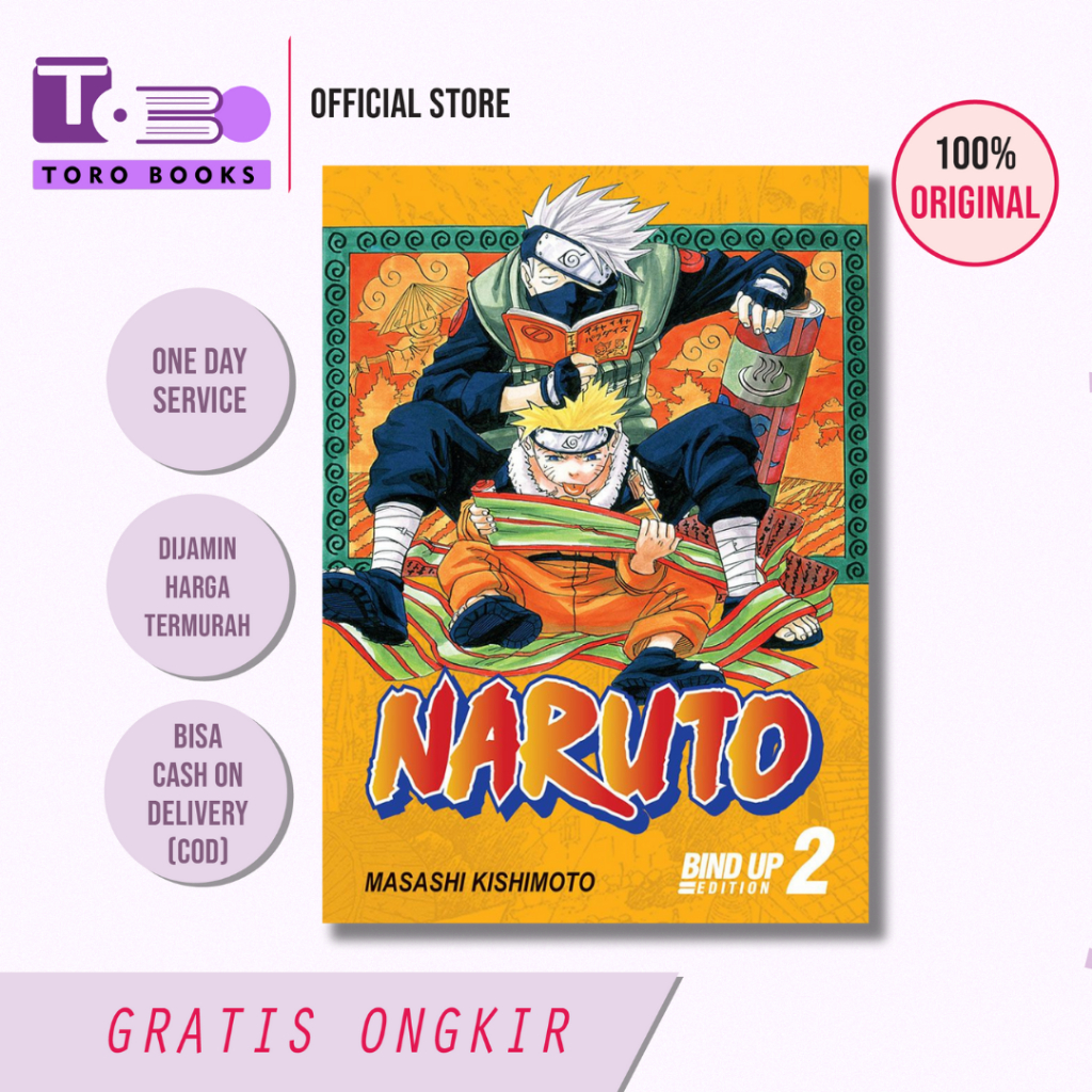 Jual Naruto bind up edition 02 - Masashi kishimoto | Shopee Indonesia