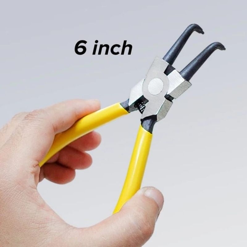 Jual Tang Snap Ring 6 inch Original Kenmaster Tang Circlip Bengkok ...