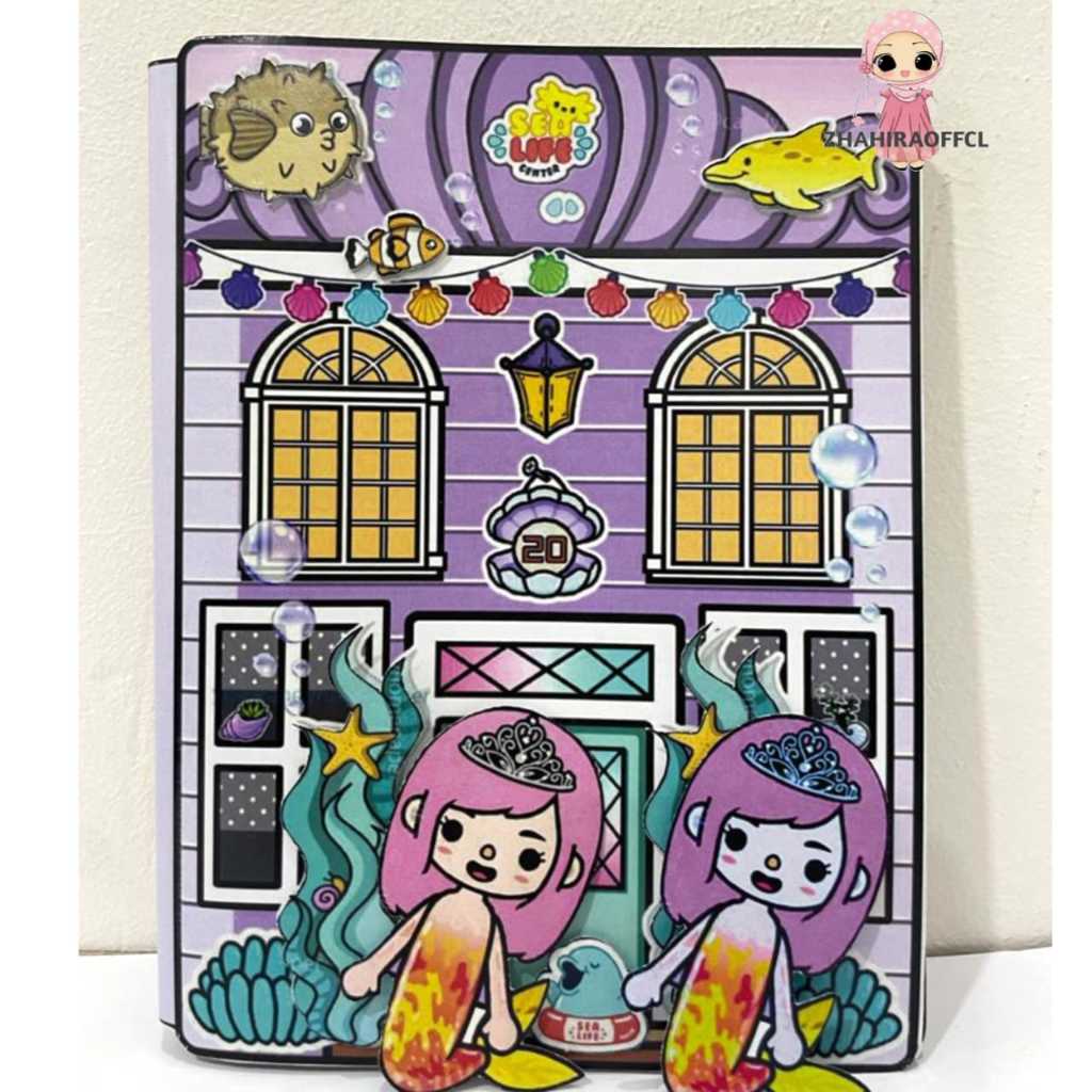 Jual mainan anak perempuan TOCA BOCA MERMAID SERIES QUIET BOOK PAPER ...