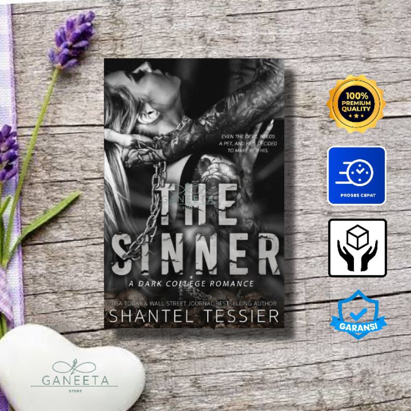 Jual [Hard Cover] The Sinner: A Dark College Romance by Shantel Tessier ...