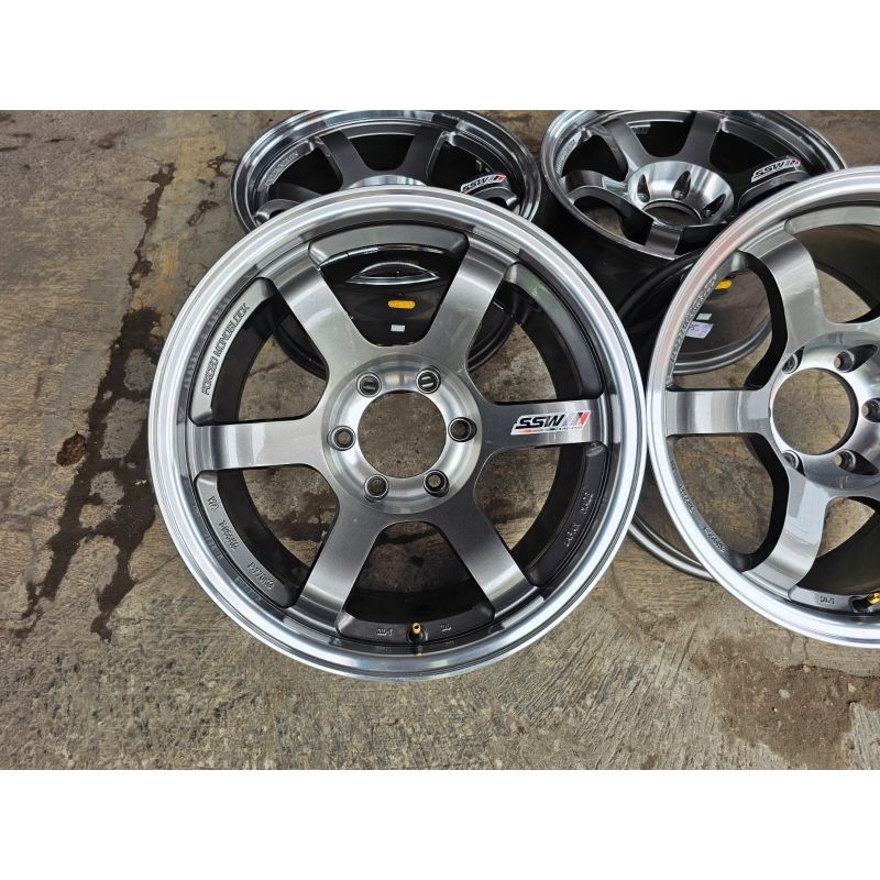 Jual Velg TE37 SSW S202 ring 18 hole 6 | Shopee Indonesia