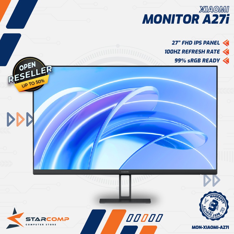 Jual Xiaomi A27i Monitor 27" INCH FHD 1080P 100Hz Refresh Rate IPS A 27 ...