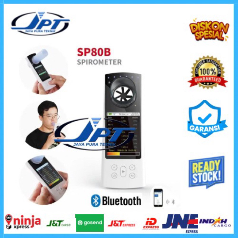 Jual SpirometerCONTEC SP-80B Teste Paru Paru SP80B Spiro Meter Monito ...