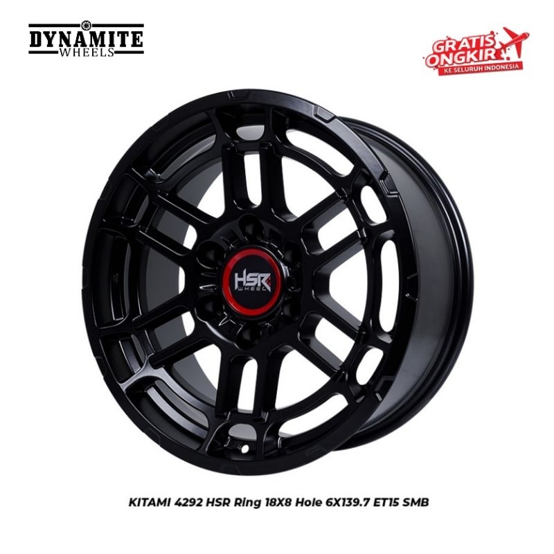 Jual Velg Off-road Toyota Fortuner R18 Lebar 8 ET 15 HSR Kitami Buat ...
