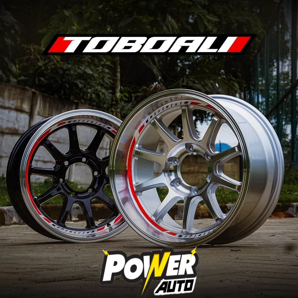 Jual velg hsr wheel Tipe Toboali ring 18 Lebar 9,5inch For Hilux Strada Fortuner | Shopee Indonesia