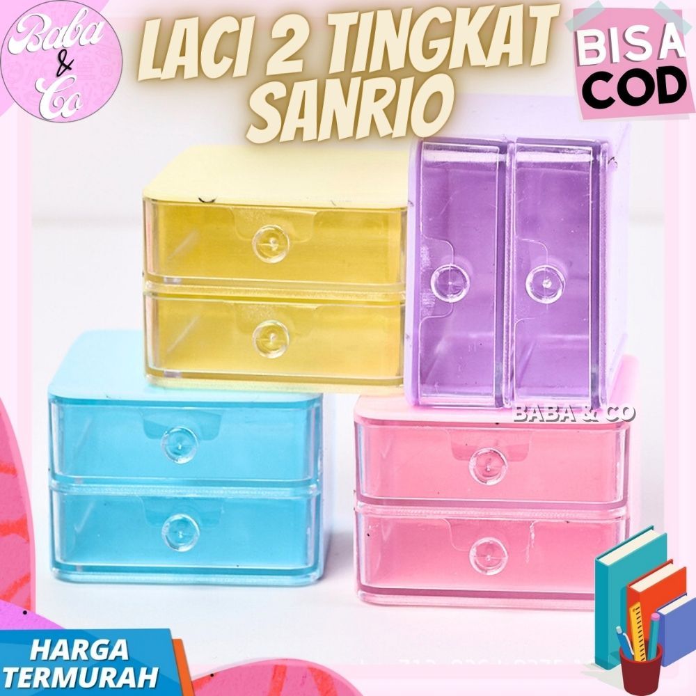 Jual LACI 2 TINGKAT MINI KOTAK KECIL LACI 2 SEKAT PENYIMPANAN LACI ...