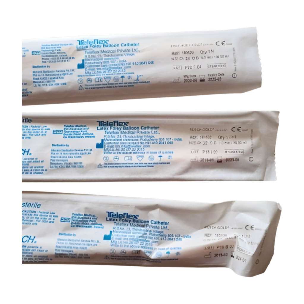 Jual foley Catheter Gold 12 14 16 18 20 22 24 fr 2 Way folley foly ...