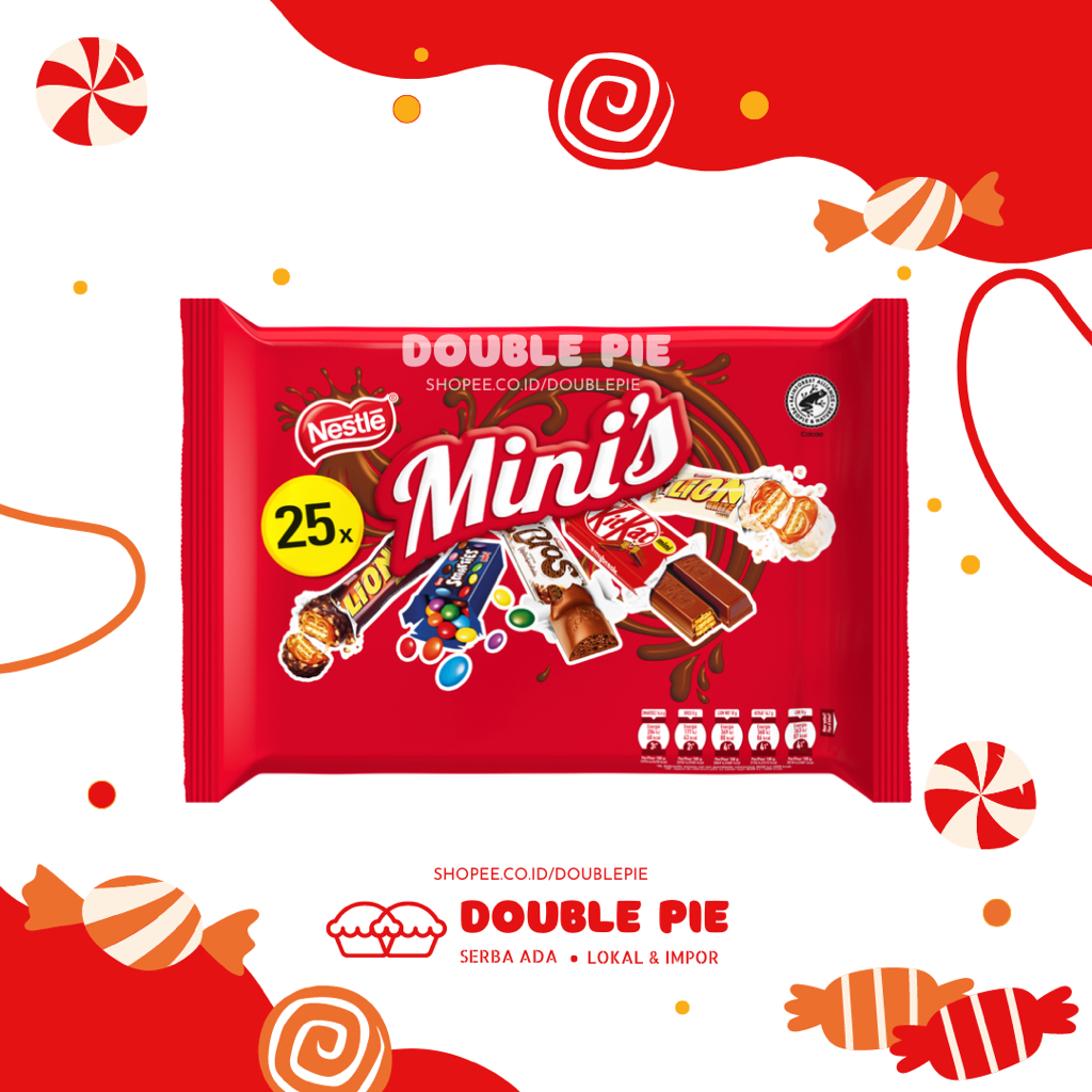 Jual Coklat Mini Kitkat Twix Mars Milkyway Bros Lion Snickers Bounty Oreo Smarties Dan Wafer