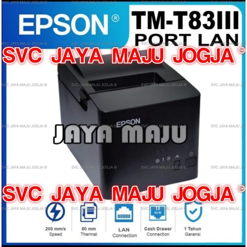 Jual EPSON TM T83 III - (512) LAN SPEED 200 MM/S -- (522) LAN SPEED 250 ...