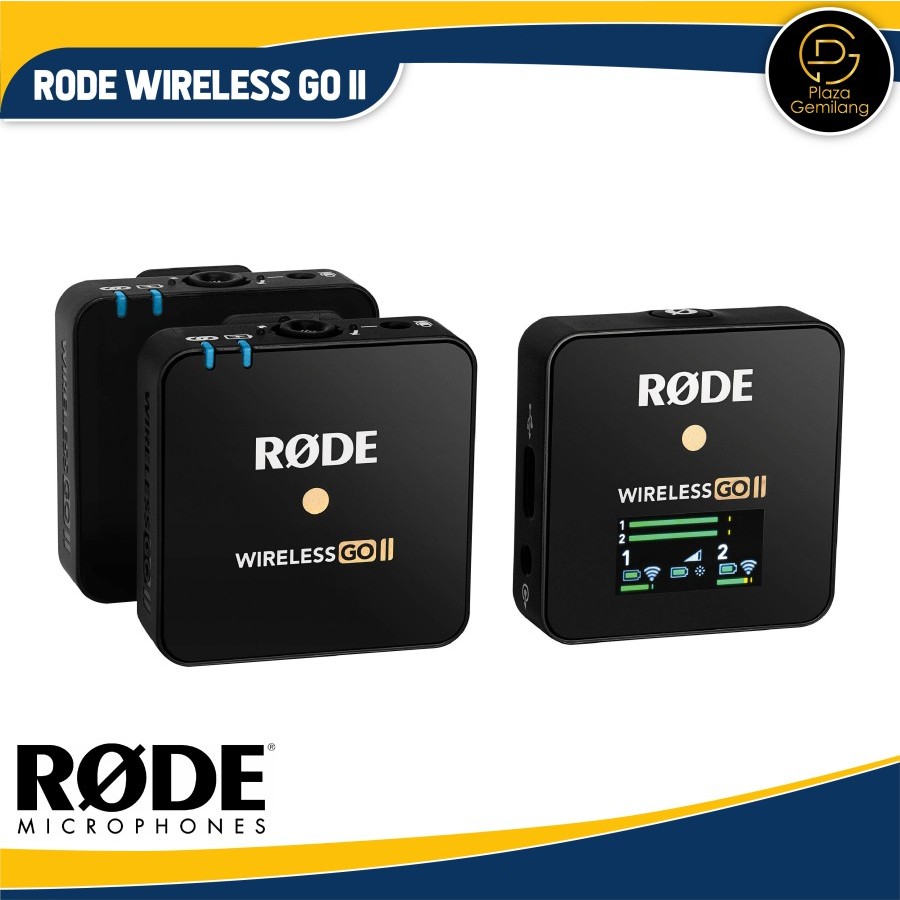 Jual RODE Wireless GO II 2 Channel Wireless Microphone System | Shopee Indonesia