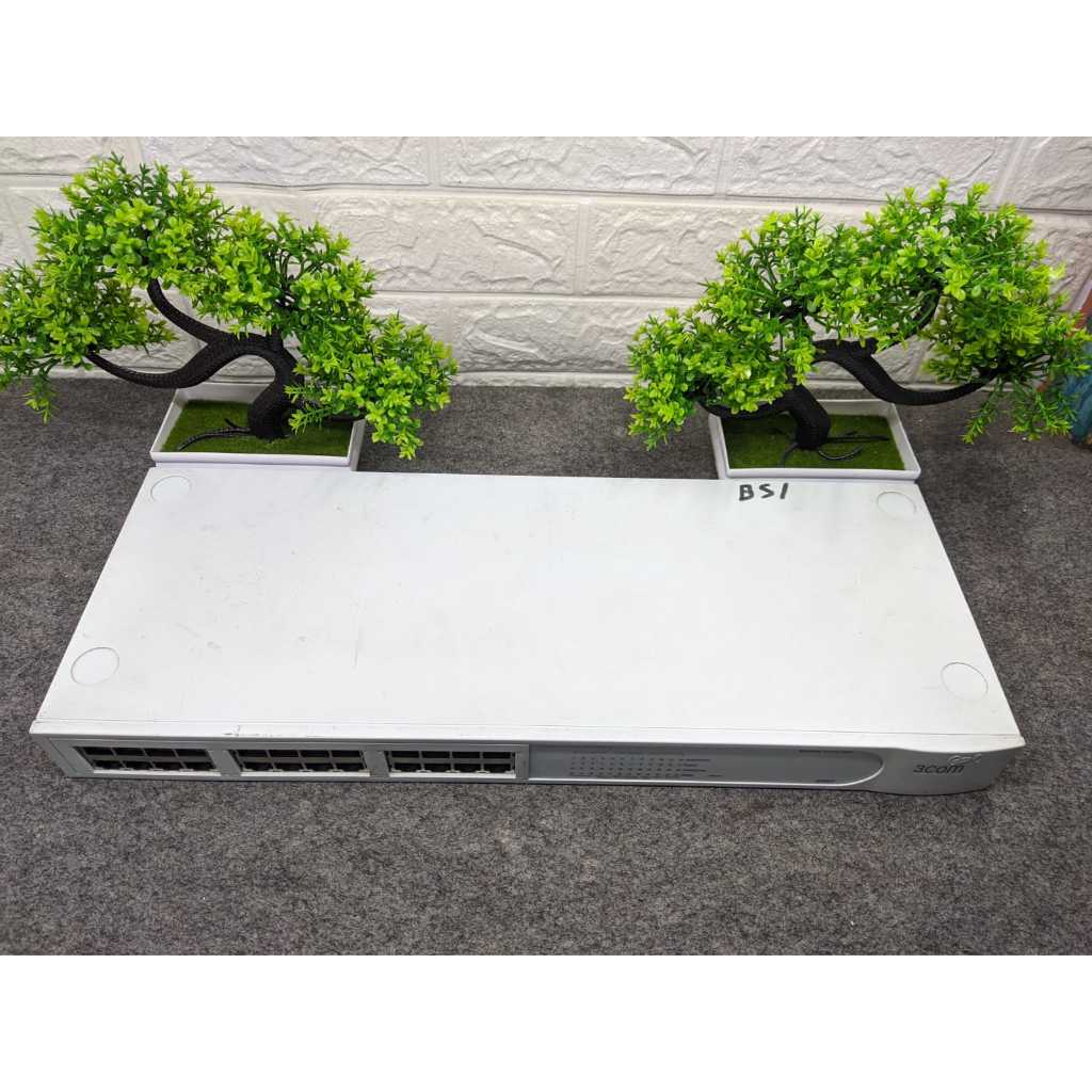 Jual Switch Hub 24 Port Merk 3COM (Logam) Bekas Murah | Shopee Indonesia