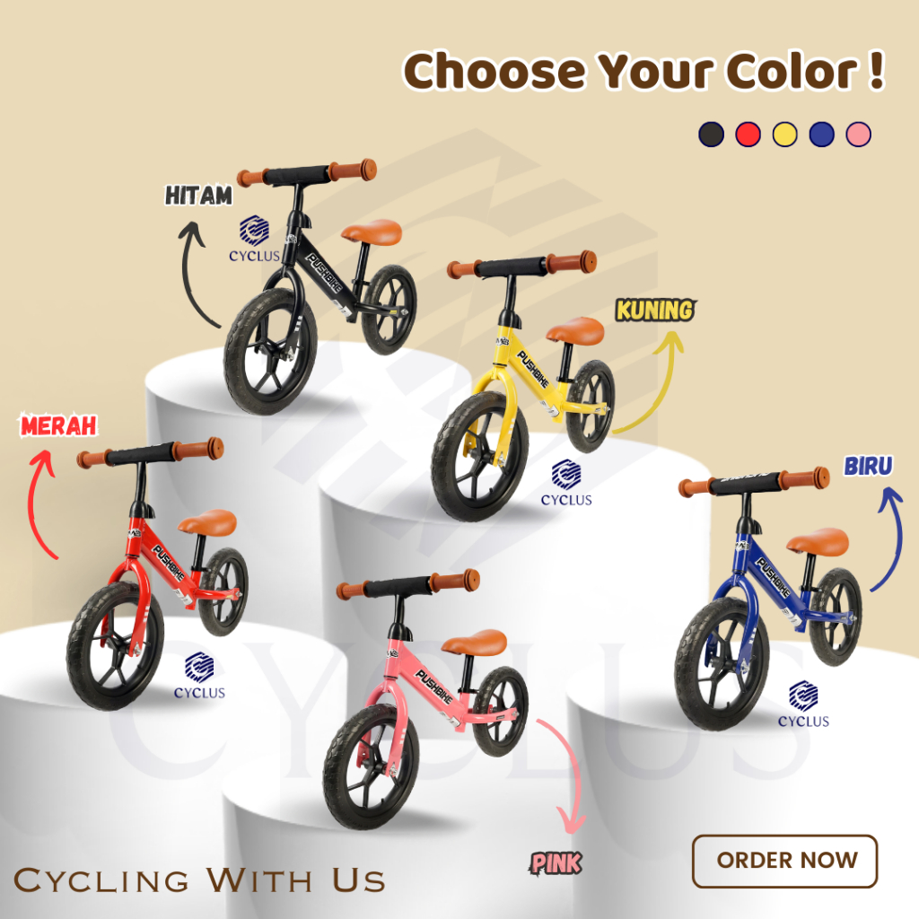 Jual Sepeda Pushbike Element RMB Eva Plate Murah Balance Bike Push Bike ...